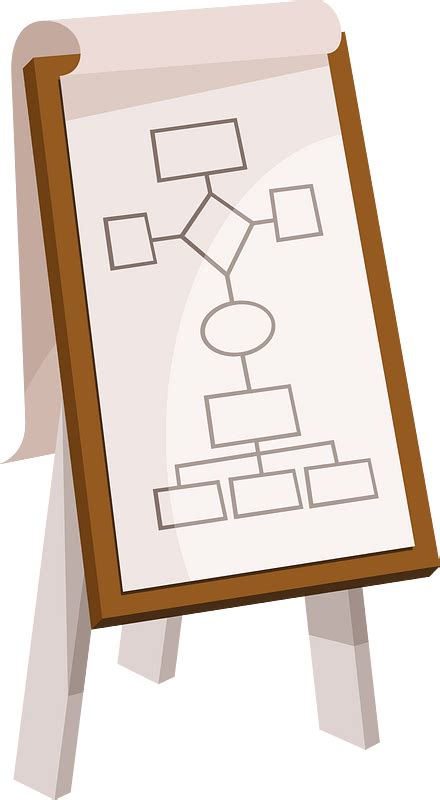Paperboard With Flowchart Free Vector Clipart Images On Creazilla