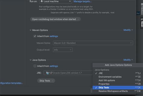 java intellij idea 14 how to skip tests while deploying project into tomcat stack overflow