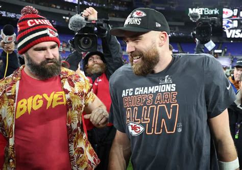 Travis Kelce Jason Kelce Super Bowl Rivalry Emotional Mother S Day