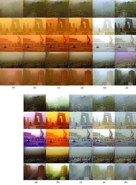 the comparison of enhanced images using existing methods and the download scientific diagram
