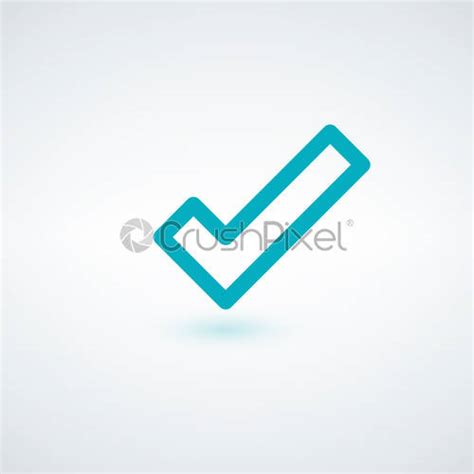 Check Mark Symbol Vector Stock Vector 4419654 Crushpixel