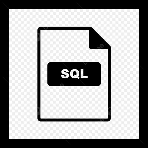 Sql Vector PNG Images Vector Sql Icon Sql Icons Sql Document PNG