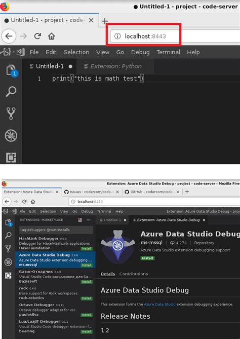 how to run vs code in docker