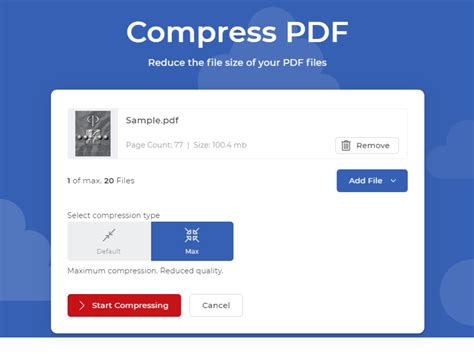 How To Compress PDF Files Online