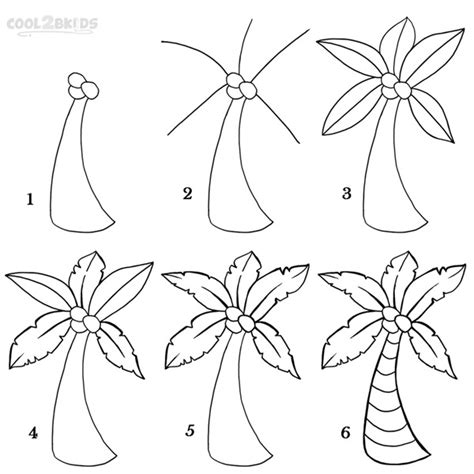 How To Draw A Tree Step By Step Image Guides