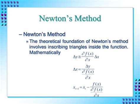 ppt finding the minimum using newton s method powerpoint presentation id 735462