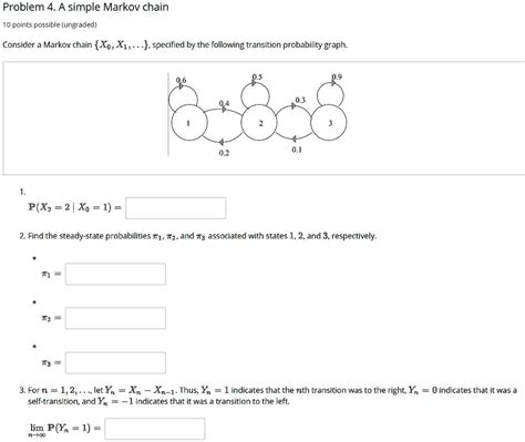 solved problem 4 a simple markov chain 10 points consider a markov chain x0 x1 specified