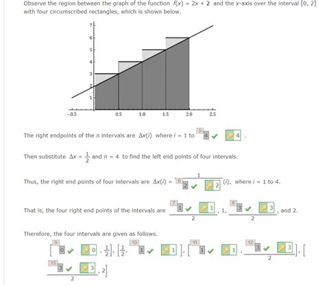 solved use right and left endpoints and the given number
