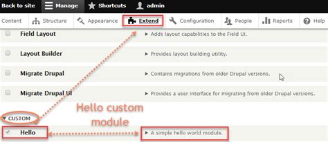 create custom module drupal 8 example