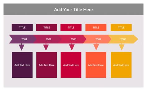 Plantilla De Línea De Tiempo De Powerpoint