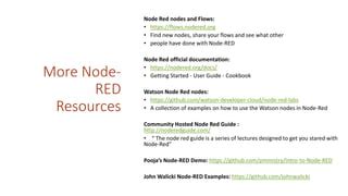 Prototyping The Internet Of Things With Node RED PPT