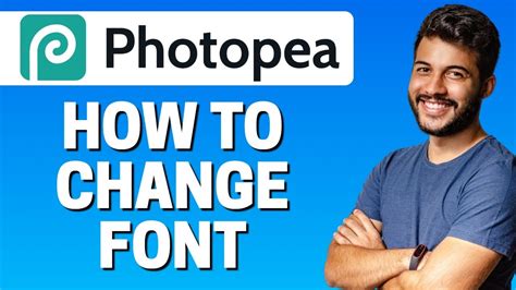How To Change Font In Photopea Youtube