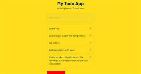 Styled Todo App With Vue Codesandbox