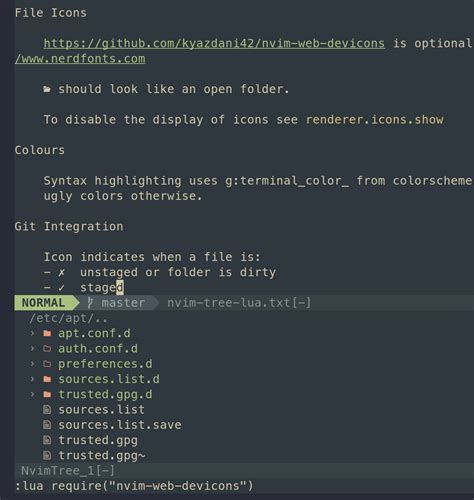 File Icons Not Showing Issue 1458 Nvim Tree Nvim Tree Lua GitHub