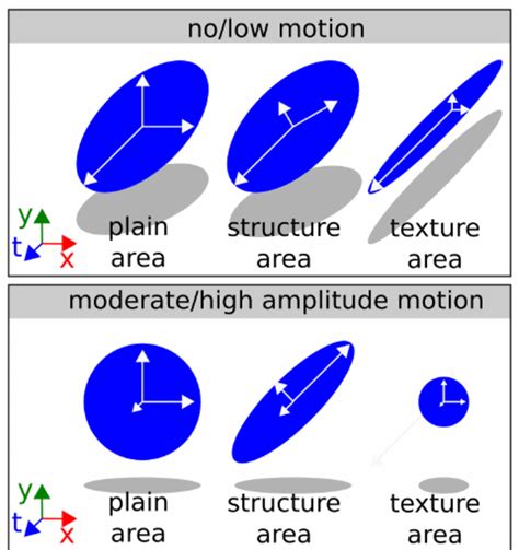 space time blending tensor fields projection on xy and xt planes download scientific diagram