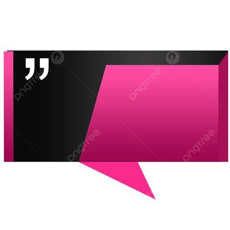 Quote Background Banner Text Box Frame Quotes Text Banner PNG
