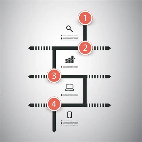 Infographic Concept Flow Chart Design Stock Vector Bagotaj 49896483