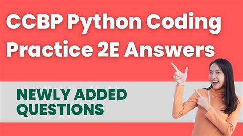 CCBP Python Coding Practice 2E Answers Python Coding Solutions CCBP