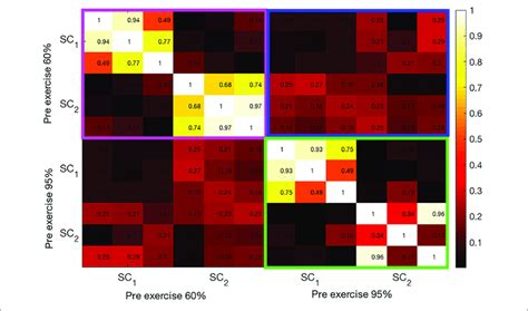 illustration of the correlation structure within pre test measures download scientific