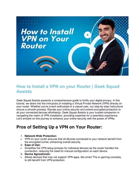 PPT How To Install A VPN On Your Router PowerPoint Presentation Free