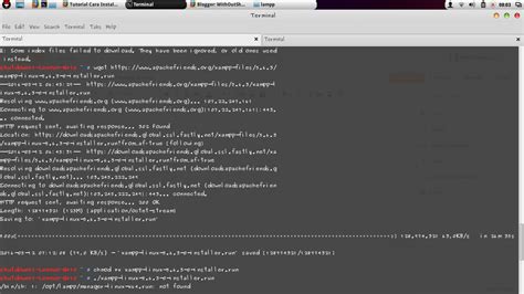cara install xampp di linux withoutshadow
