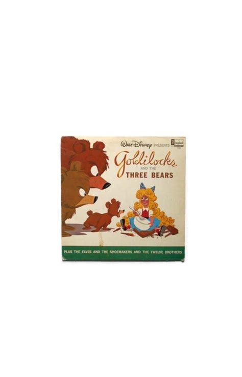 Walt Disney Presents Goldilocks And The Three Bears Record LP Etsy UK