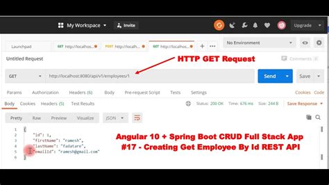 angular 10 spring boot crud full stack app creating rest api to get single employee object