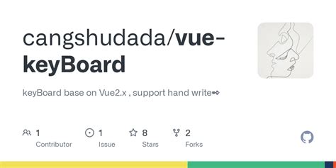 github cangshudada vue keyboard keyboard base on vue2 x support hand write