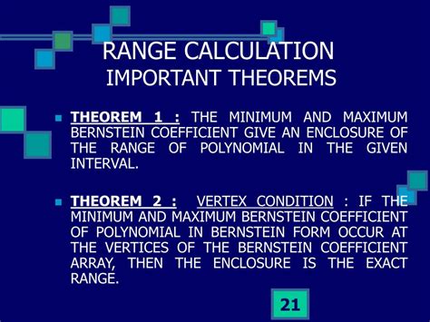 ppt new approach to calculation of range of polynomials using bernstein forms powerpoint