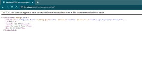 Spring REST XML 响应 码农参考