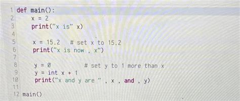 solved language type python variables errors the following