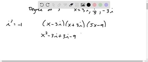 solved write a polynomial f x that satisfies the given conditions degree 3 polynomial with