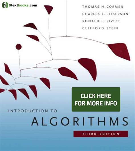 introduction to algorithms 3rd edition pdf textbook introduction to algorithms algorithm