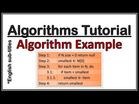 algorithm steps