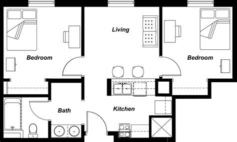 Simple House Floor Plan Examples Image To U