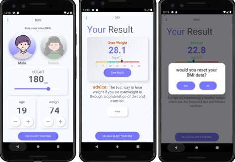 A BMI Calculator App Developed With Flutter Best Flutter Apps