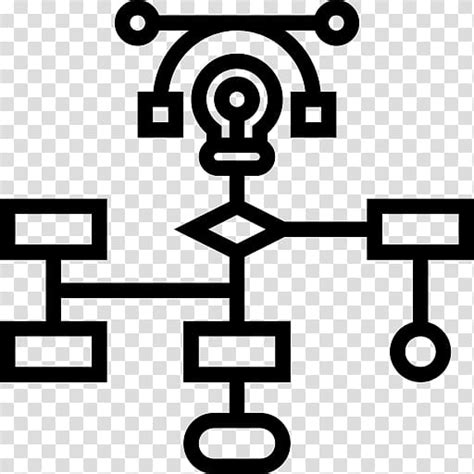Icon Design Flowchart Dataflow Diagram Algorithm Text Line Symbol