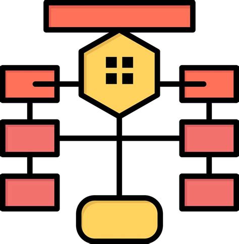 Diagrama De Flujo Base De Datos De Datos De Diagrama De Flujo Icono De Color Plano Plantilla De