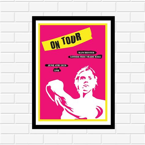 Sex Pistols Inspired Poster Concert Poster Music Poster Etsy