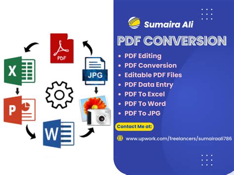pdf to word and excel conversion upwork