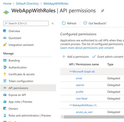implement app roles authorization with azure ad and asp core 2023
