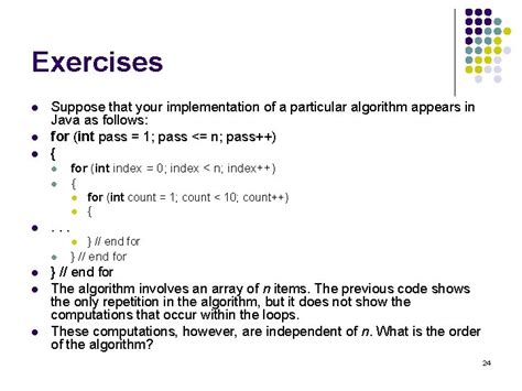 the efficiency of algorithms chapter 7 chapter contents