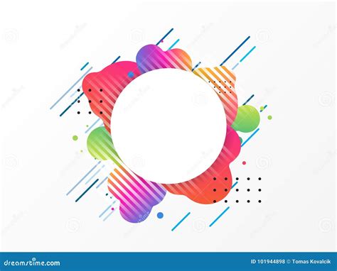 Geometric Element Intertwined Design Cartoon Vector CartoonDealer