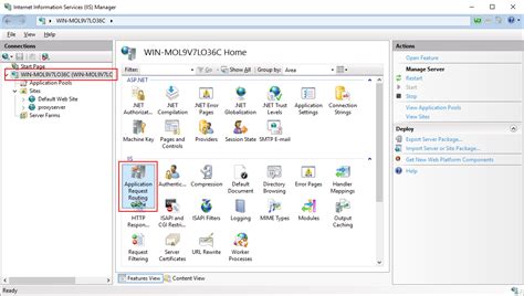 Configuring IIS Reverse Proxy Server PowerServer 2022 R2 Help