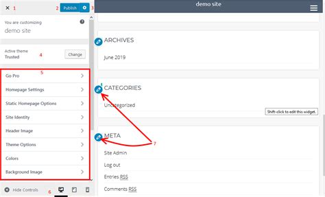 how to use wordpress live customizer to customize a wordpress website wpvivid