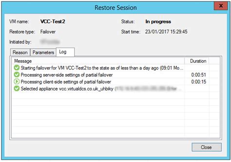 How To Perform A Veeam Cloud Connect Partial Failover VirtualDCS