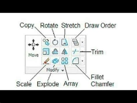 10 How To Use Move Copy Stretch Rotate Mirror And Scale Command In