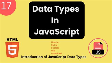 Learn Javascript Data Types Primitive Data Types And Non Primitive