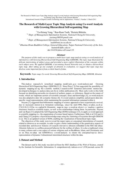 pdf the research of multi layer topic map analysis using co word analysis with growing