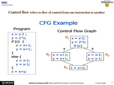 handouts software testing and quality assurance theory and practice chapter 4 control flow